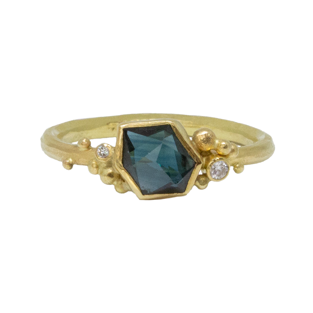 Dark Sapphire Bramble Ring – Leia Zumbro Jewelry